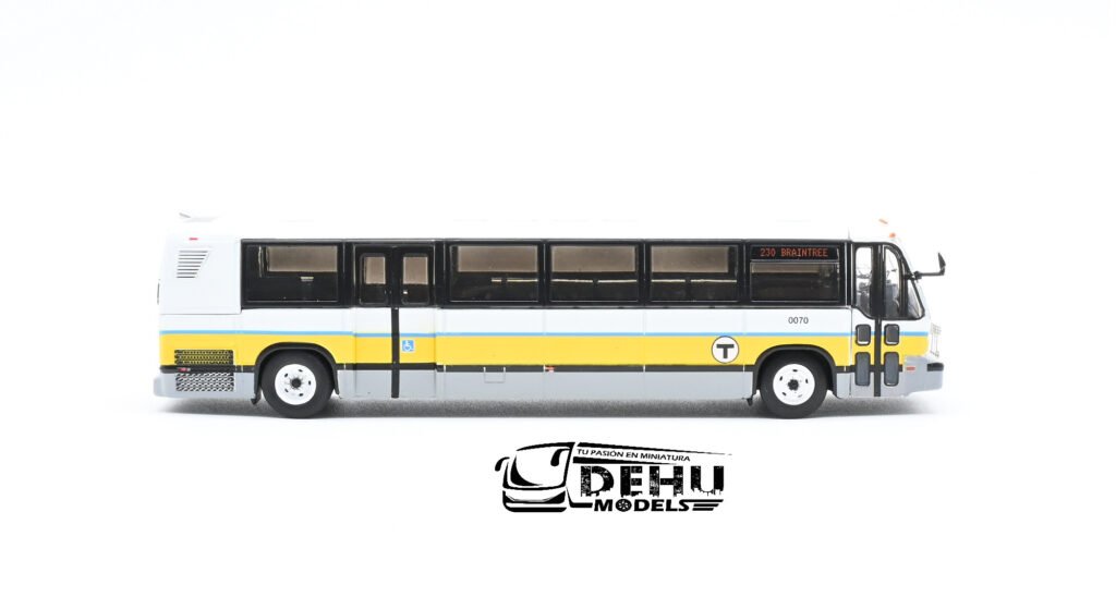 Autobús a Escala 1/87 TMC RTS Transit Bus 1999 Boston MBTA 87-0314 ...