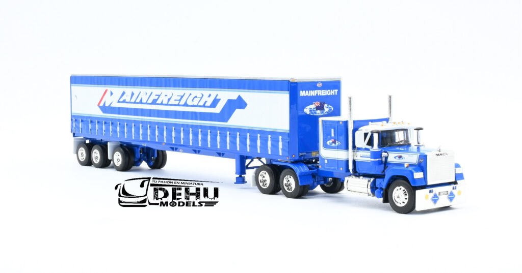 Tráiler a Escala 1/64 Mack Super-Liner Sleeper Cab con Remolque Cama ...