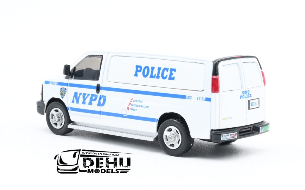 Camioneta a Escala 1/64 Chevrolet Express Van New York City, New York ...