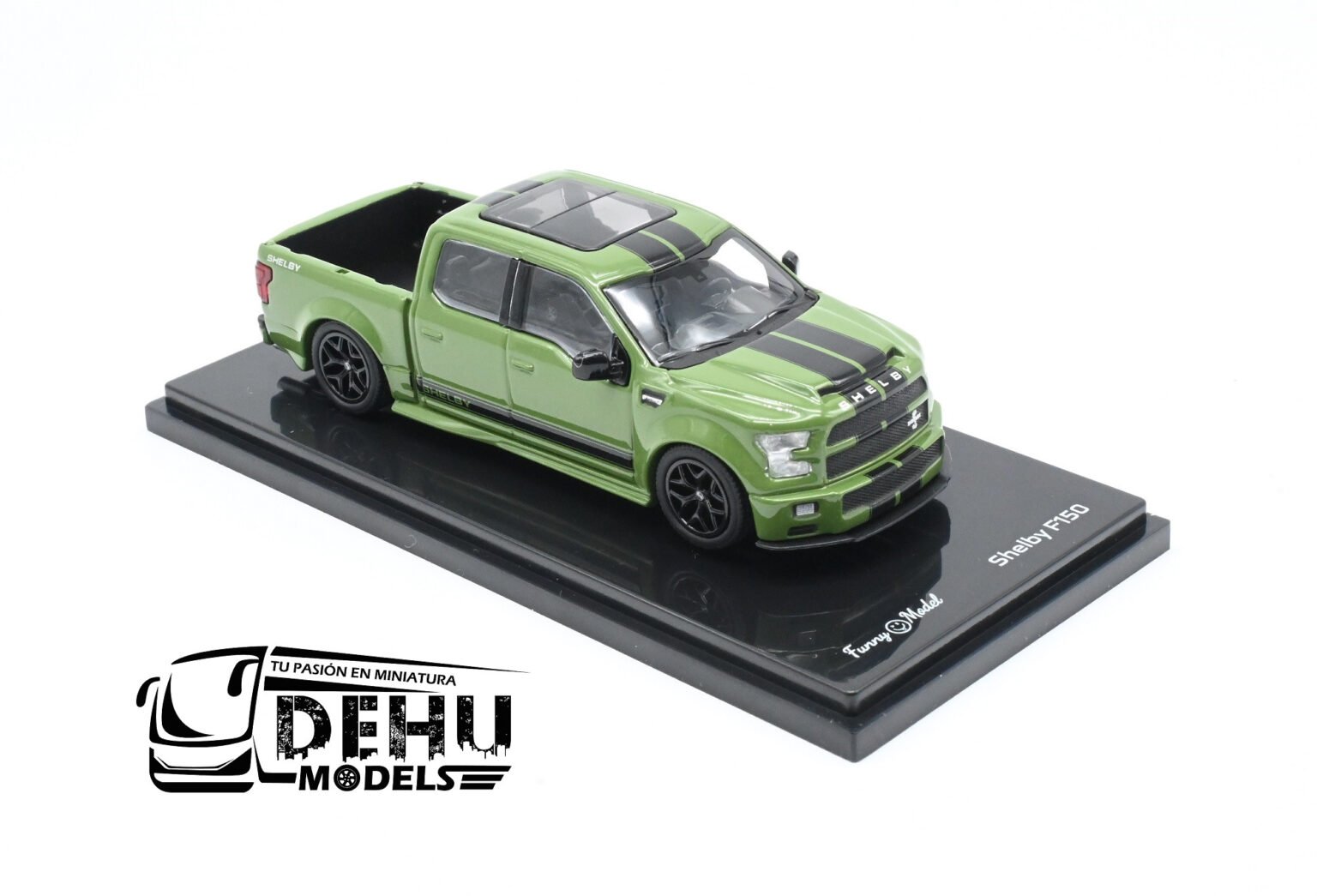 Camioneta a Escala 1/64 Ford Shelby F150 Pick Up Olivo - Negro ...